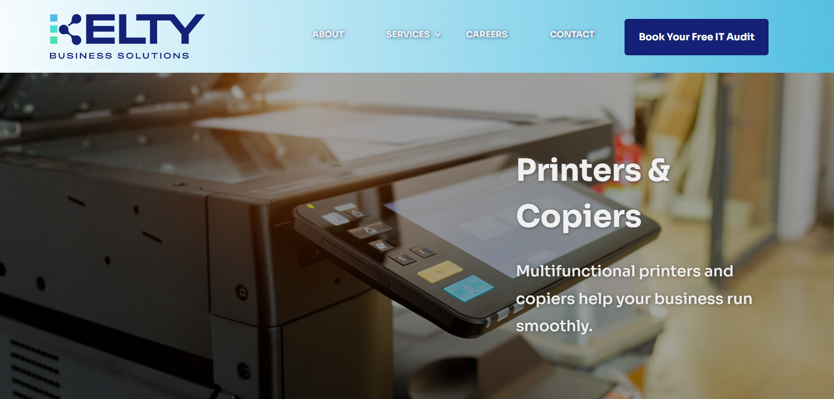 Printers Copiers Services | Kelty Solutions